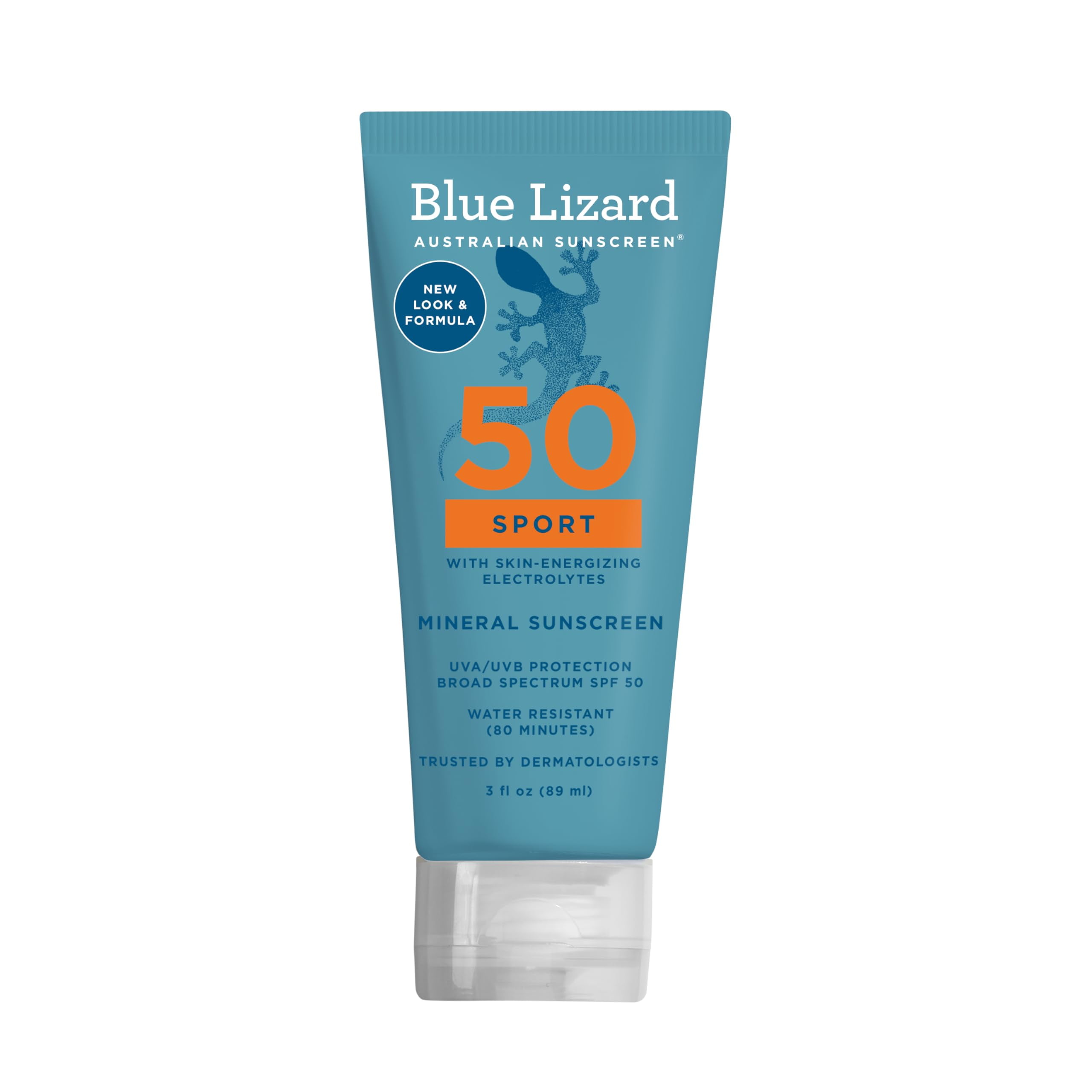 BLUE LIZARD Sport Mineral-Based YYF14 Sunscreen Lotion - SPF 50+ - 3 oz ...