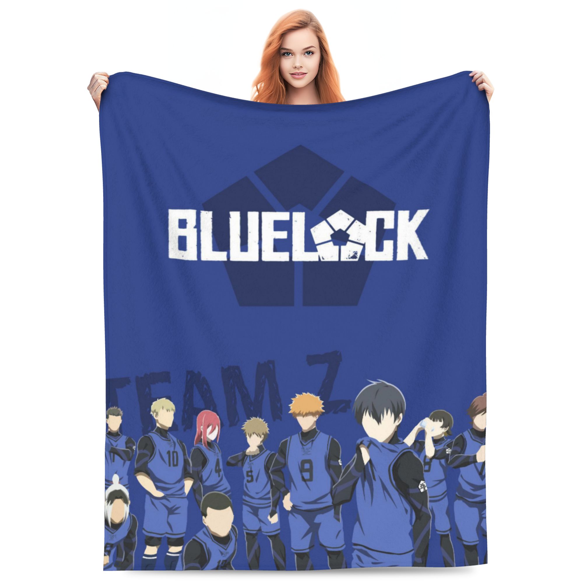 BLUE LO-CK Blanket Ultra Soft Flannel Throw Blanket Lightweight Warm ...