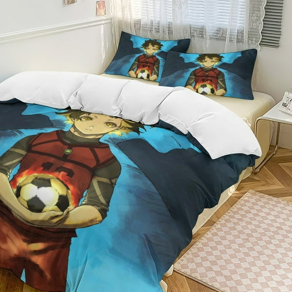 BLUE LOC-,K Duvet Cover Set 3D Printed Bedding Set Ultra Soft and ...