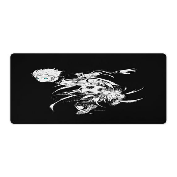 BLUE LOC-,K Mouse Pad Desk Mat Large Keyboard Pad Non-Slip Computer ...