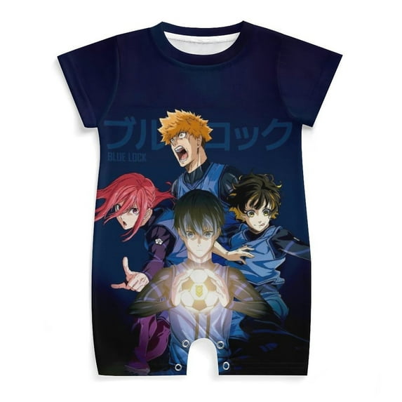 BLUE LOC-,K Newborn Baby Romper Clothing Infant Short Sleeve Clothes ...