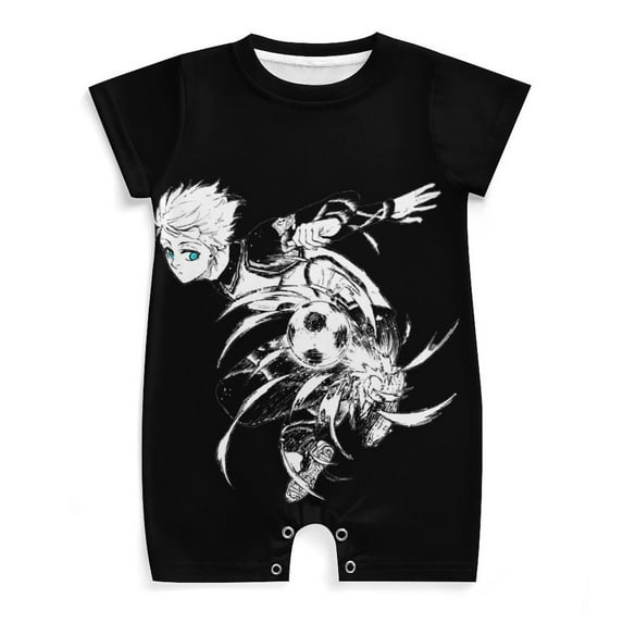 BLUE LOC-,K Newborn Baby Romper Clothing Infant Short Sleeve Clothes ...