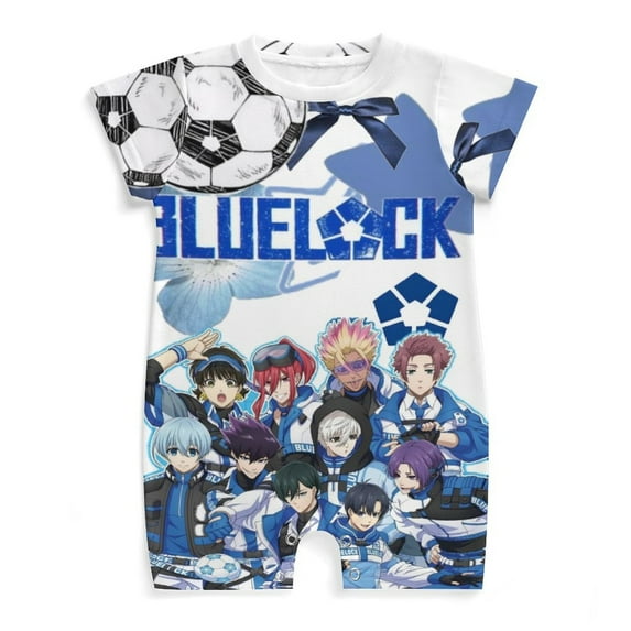 BLUE LOC-,K Newborn Baby Romper Clothing Infant Short Sleeve Clothes ...