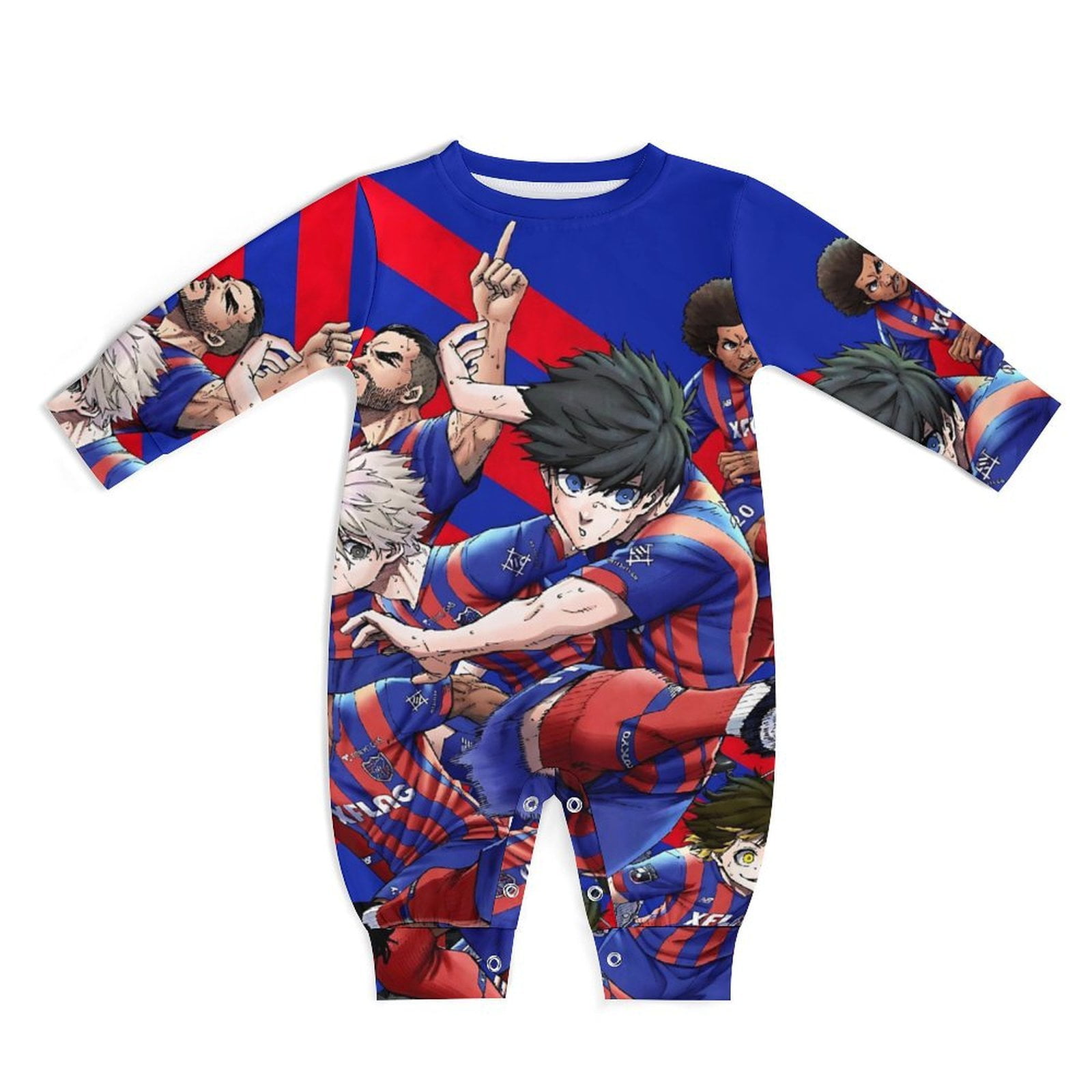 BLUE LOC-,K Romper Clothing Long Sleeve Clothes Jumpsuit One Piece ...