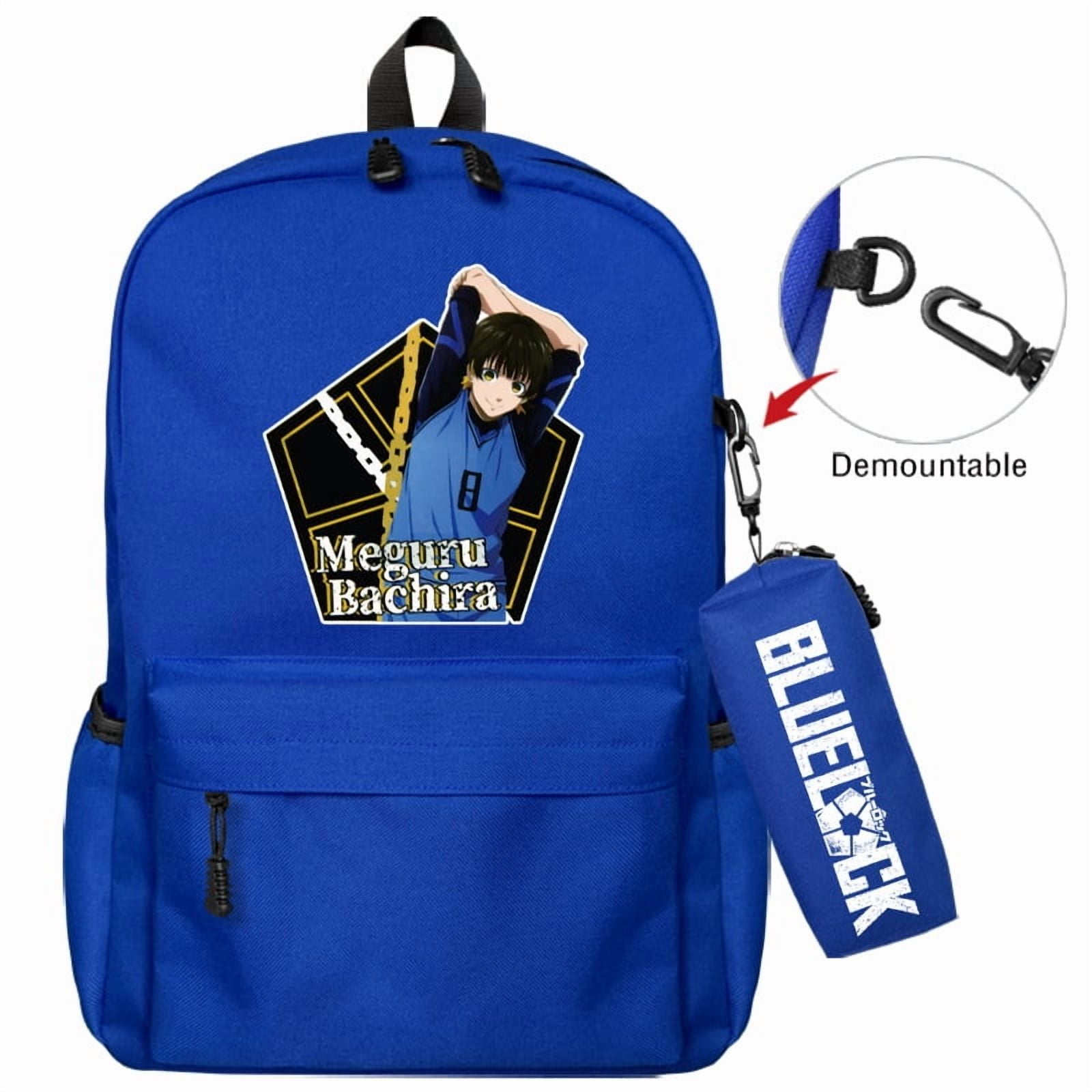 “BLUE LOCK Backpack Set – Large Capacity Travel and Laptop Bag with ...