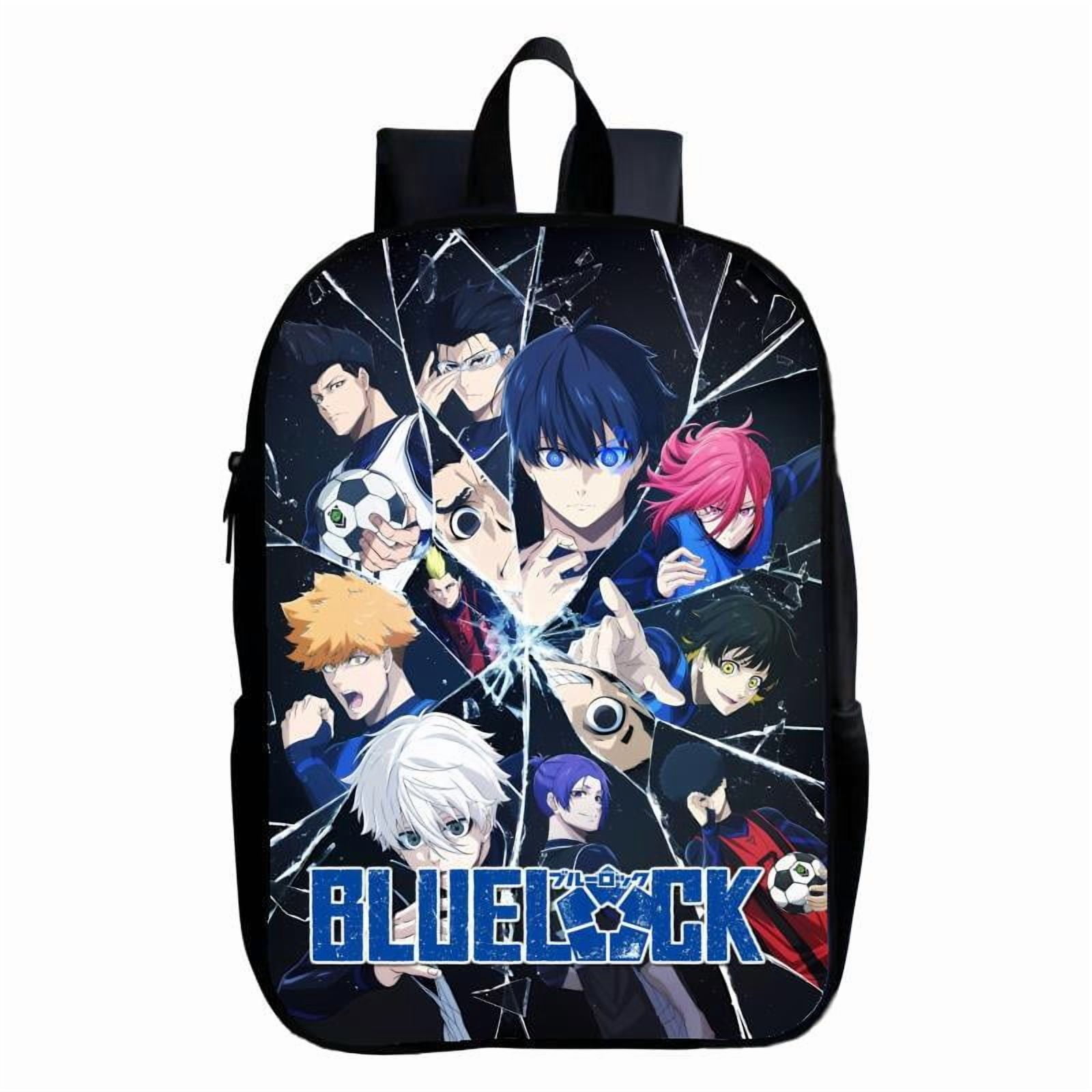 BLUE LOCK Blue Prison Backpack Unisex Backpack Double Shoulder Bag ...