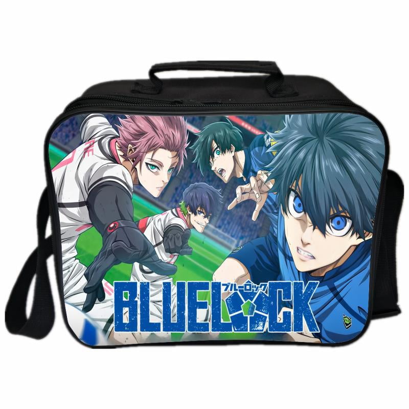 BLUE LOCK Blue Prison Lunch Bag, Lunch Bag DIY Custom Outdoor Picnic ...