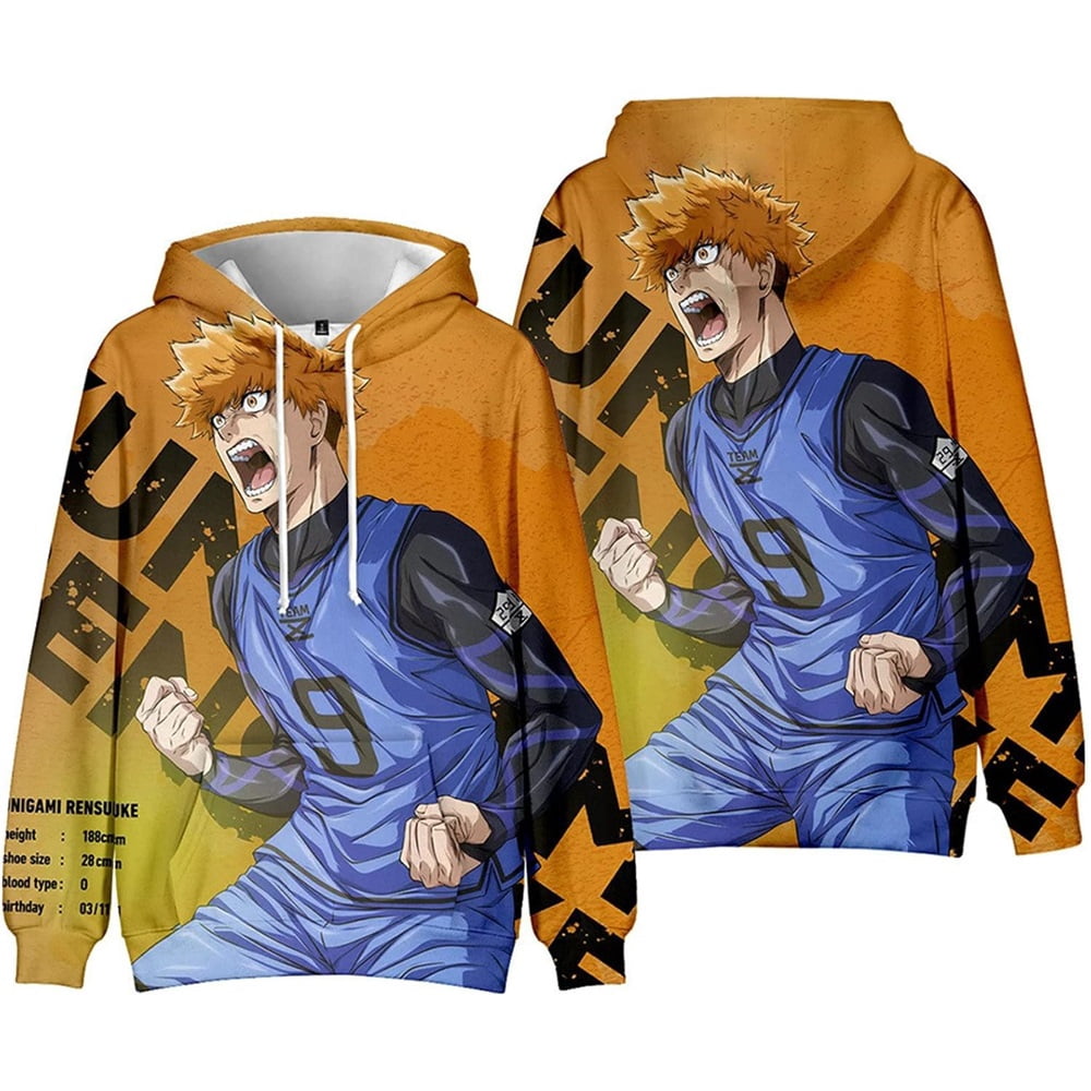 BLUE LOCK ISaikoy Anime hoodies costume Women Men Harajuku Clothing ...
