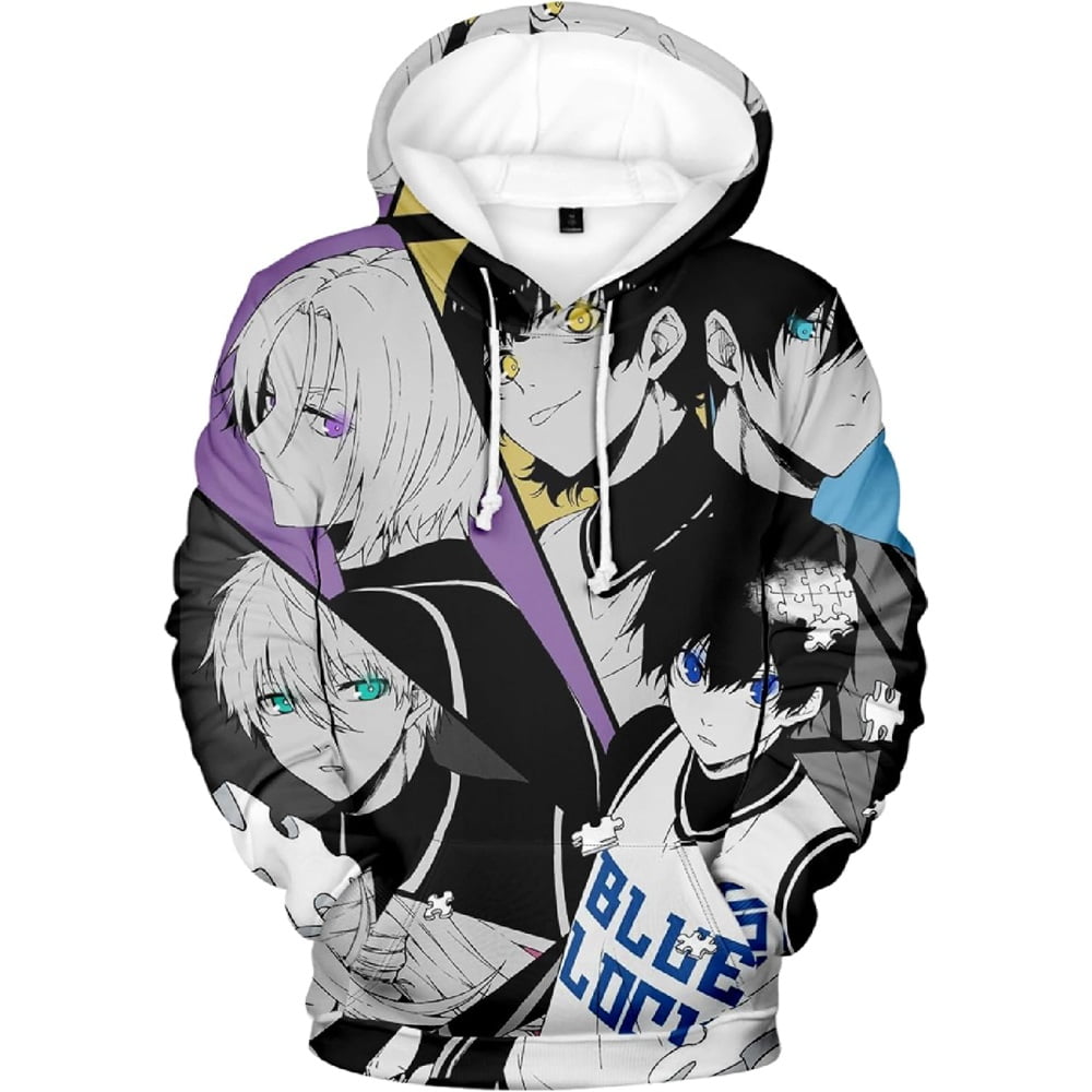 BLUE LOCK Isagi Yoichi Anime casual fashion hoodies polar lining Women ...