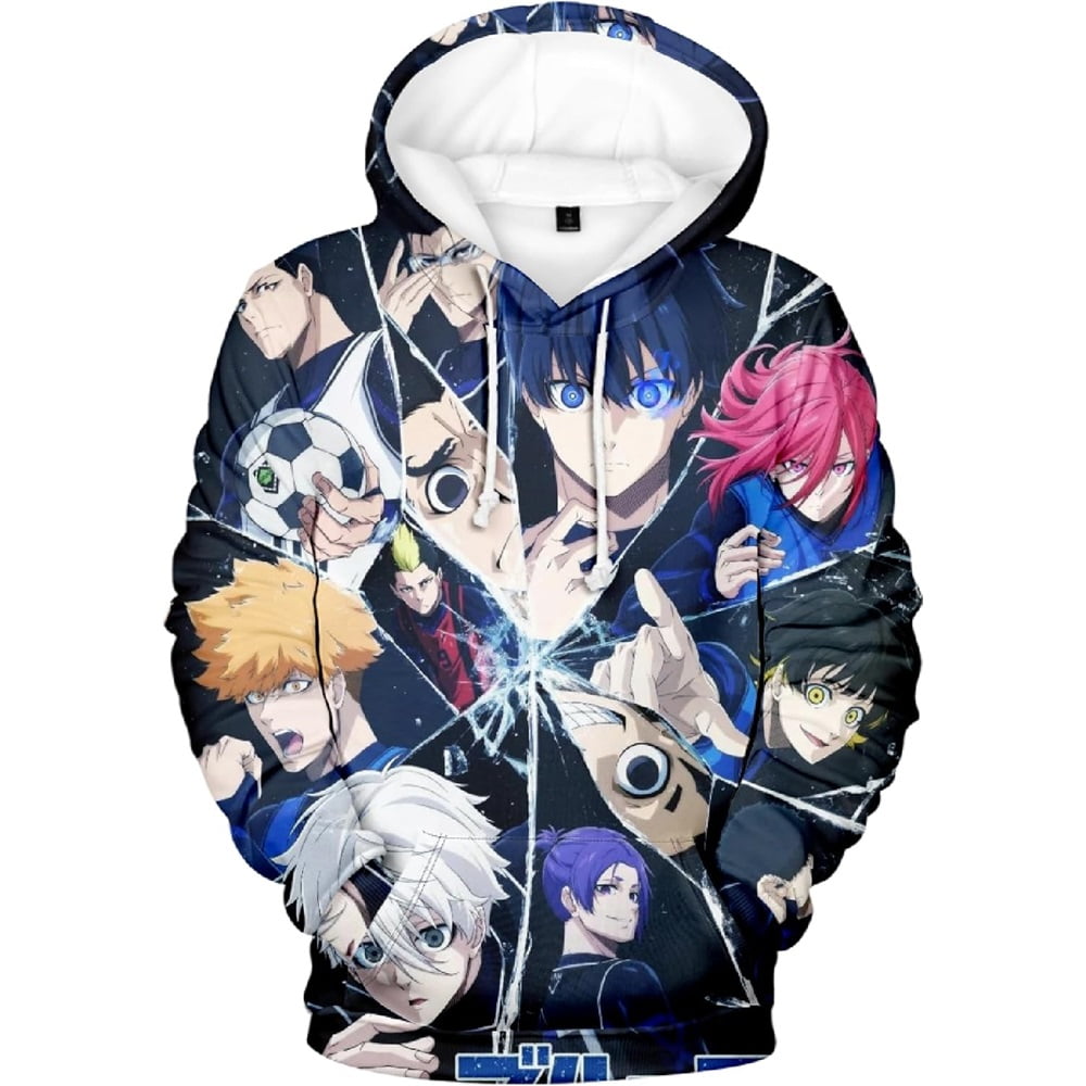 BLUE LOCK Isagi Yoichi Anime casual fashion hoodies polar lining Women ...
