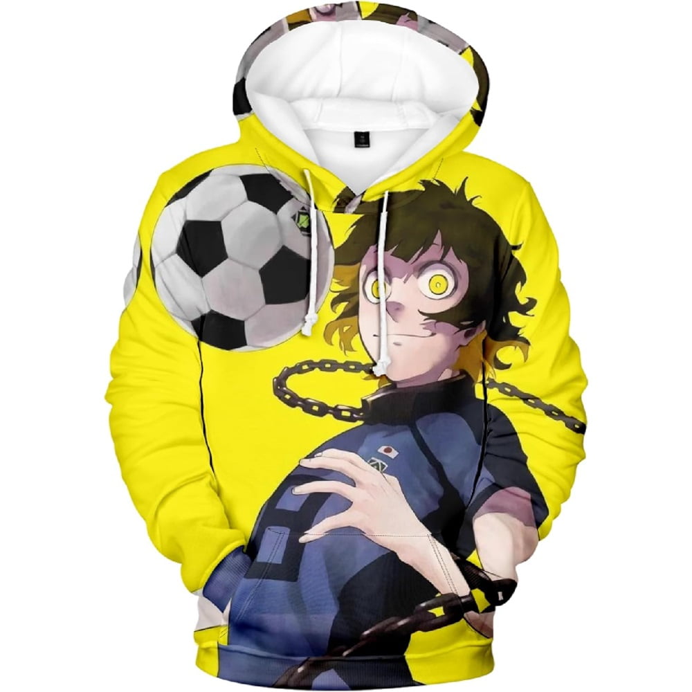 BLUE LOCK Isagi Yoichi Anime casual fashion hoodies polar lining Women ...