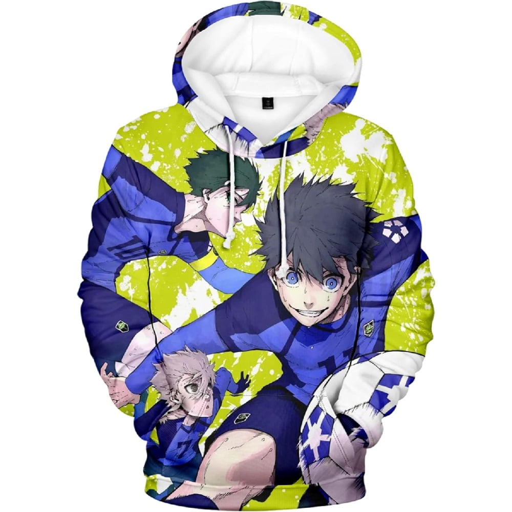 BLUE LOCK Isagi Yoichi Anime casual fashion hoodies polar lining Women ...