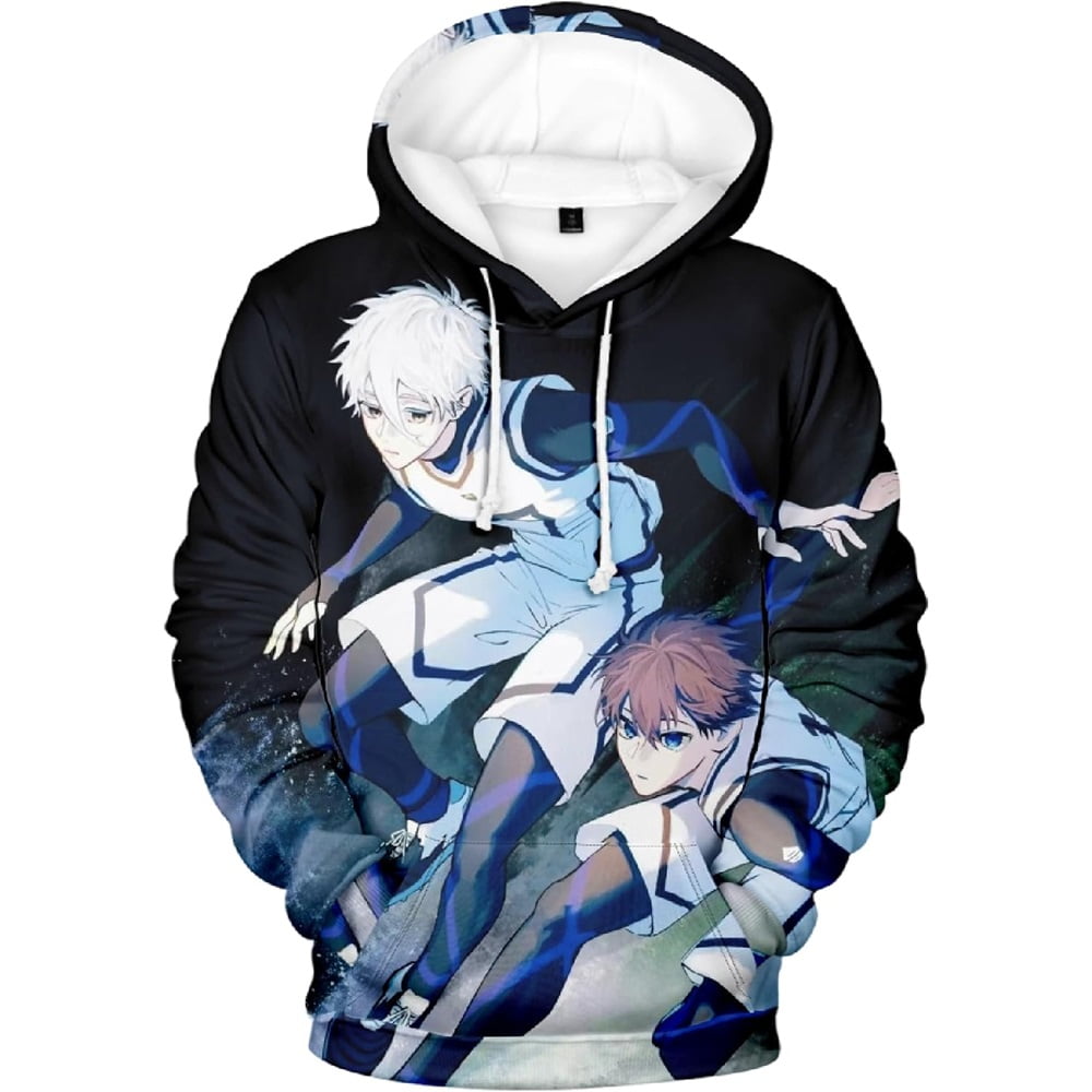 BLUE LOCK Isagi Yoichi Anime casual fashion hoodies polar lining Women ...
