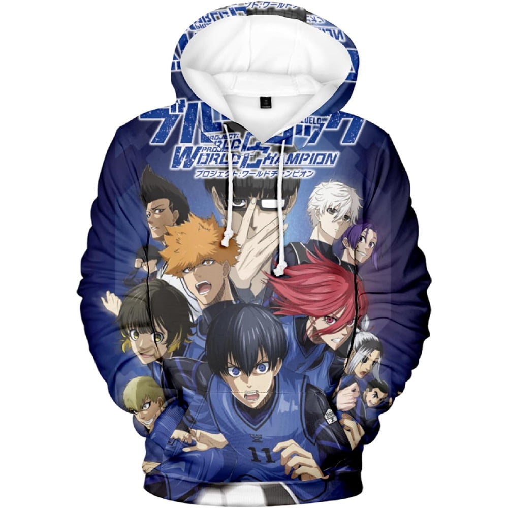 BLUE LOCK Isagi Yoichi Anime casual fashion hoodies polar lining Women ...