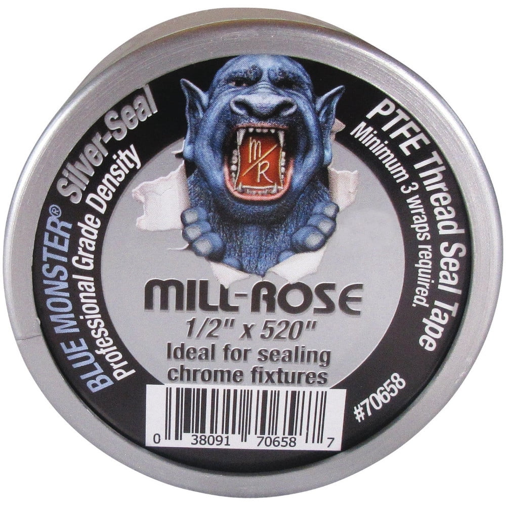 BLUE MONSTER Silver Seal 1-2 In. x 520 In. PTFE Thread Seal Tape 70658 ...