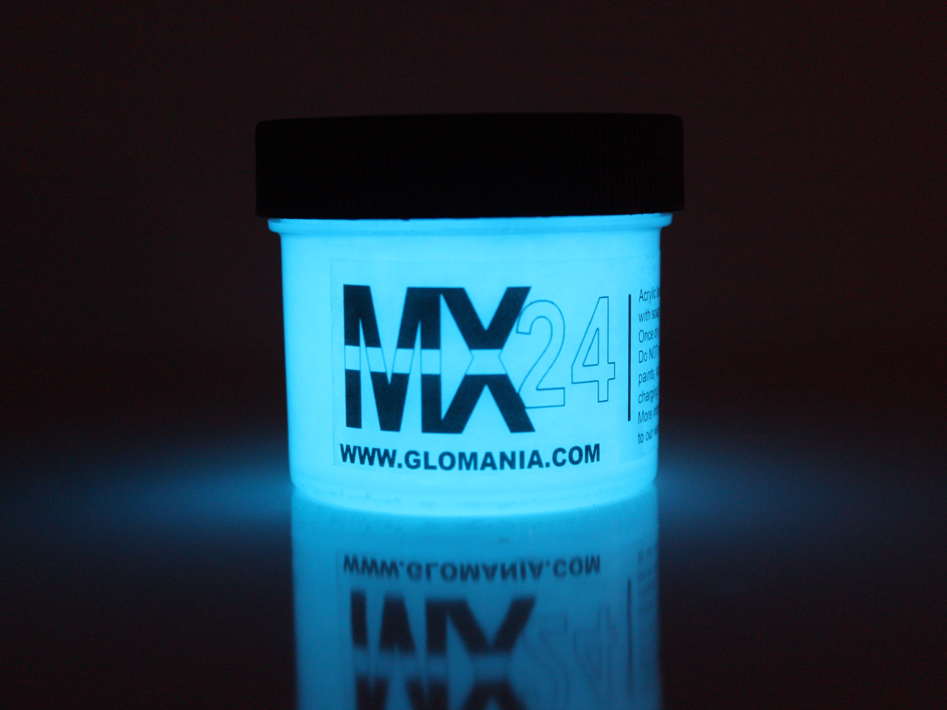 BLUE MX24 Extreme Glow in the Dark Paint Daytime Invisible Neutral 1oz ...