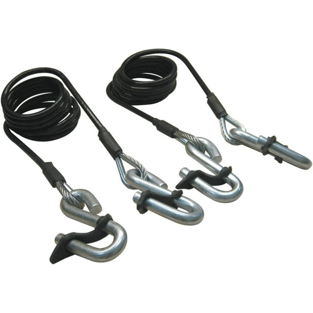 BLUE OX BX88196 KIT, SAFETY CABLES, 5000LB, 7 FT - Walmart.com