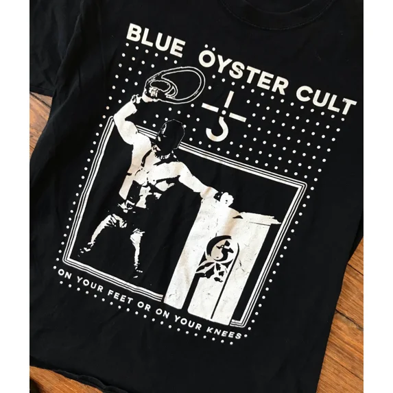 BLUE OYSTER CULT Band Heavy Cotton Black Full Size Unisex Shirt21D513 ...