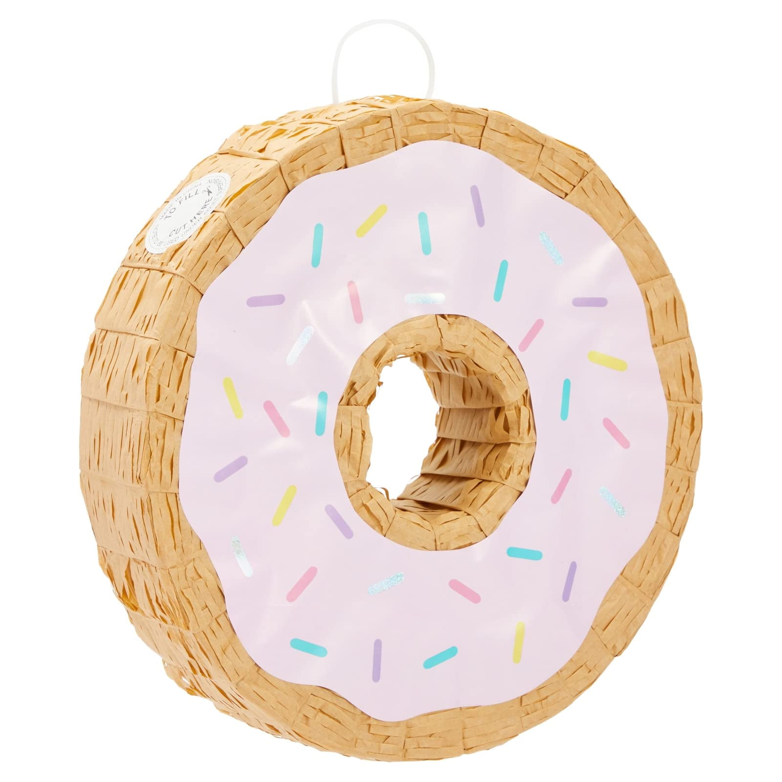 BLUE PANDA PinkTRDN Donut Pinata for Two Sweet Birthday Party Supplies ...