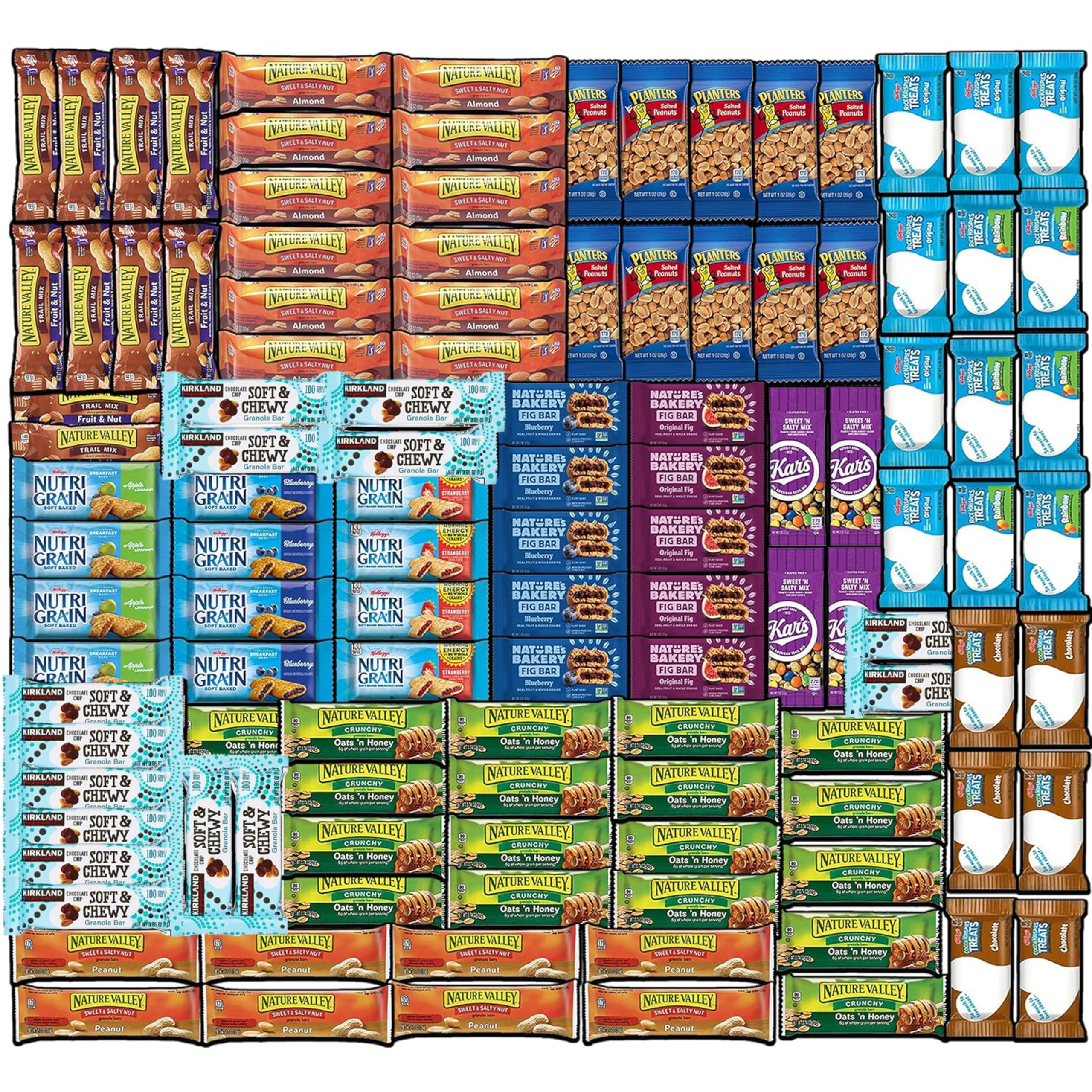 BLUE RIBBON, Healthy Snacks YPF5 Care Package Snack Box Grab And Go ...