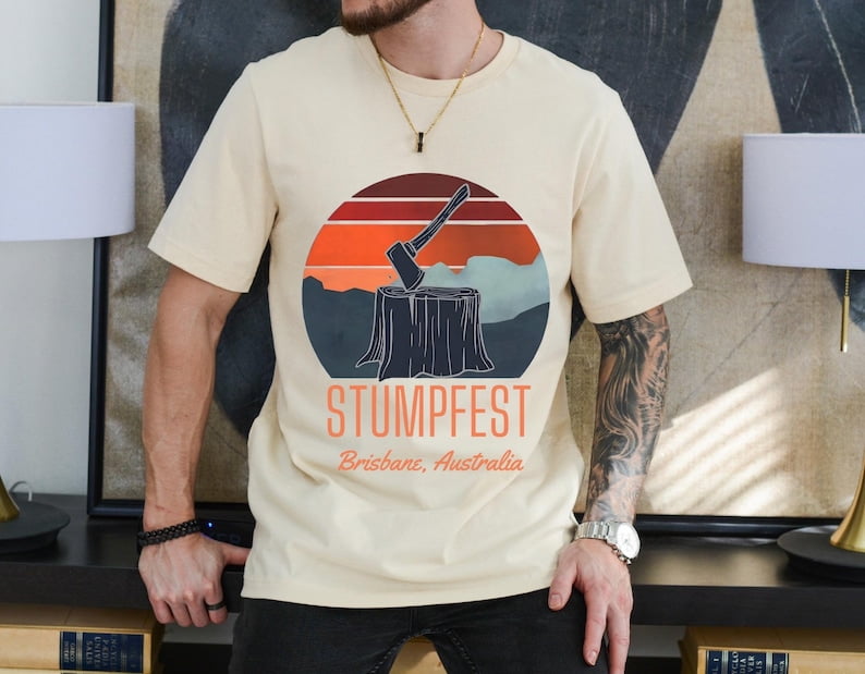 BLUE STUMPFEST SHIRT, Stumpfest Tshirt, Blue Dad Tshirt, Blue Dog ...