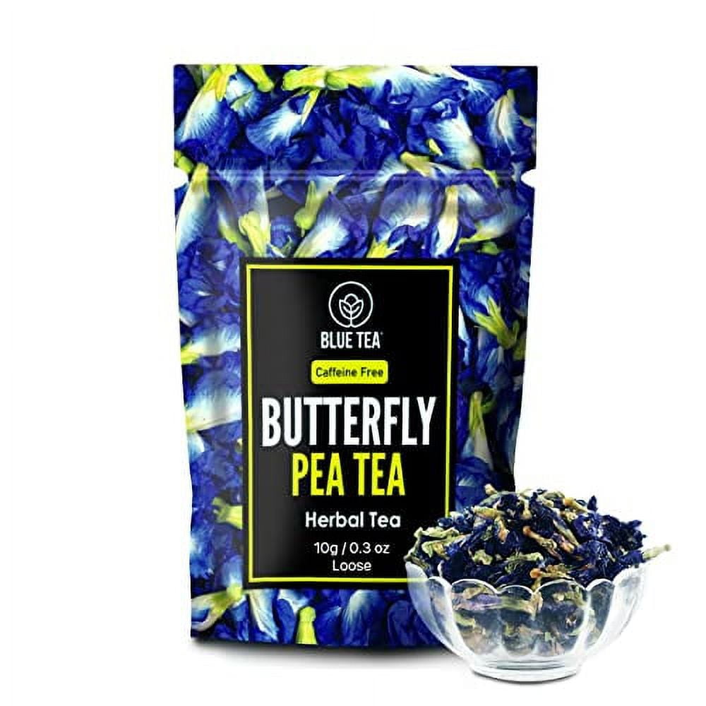 BLUE TEA - Grade A Butterfly Pea Flower (10grams : 20 TeaCups + 10 ...