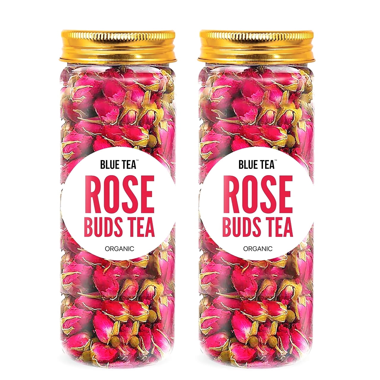 BLUE TEA - Rose Buds Tea | Natural Sun Dried Buds 2.11 oz / 60g ( 200 ...