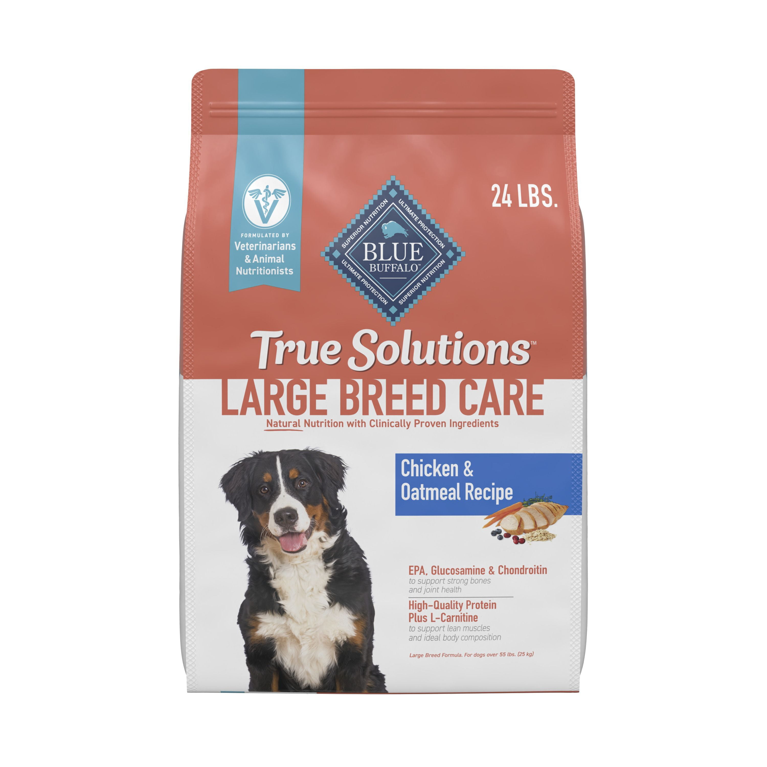 Blue Buffalo True Solutions Large Breed Care Natural Dry Dog Food ...
