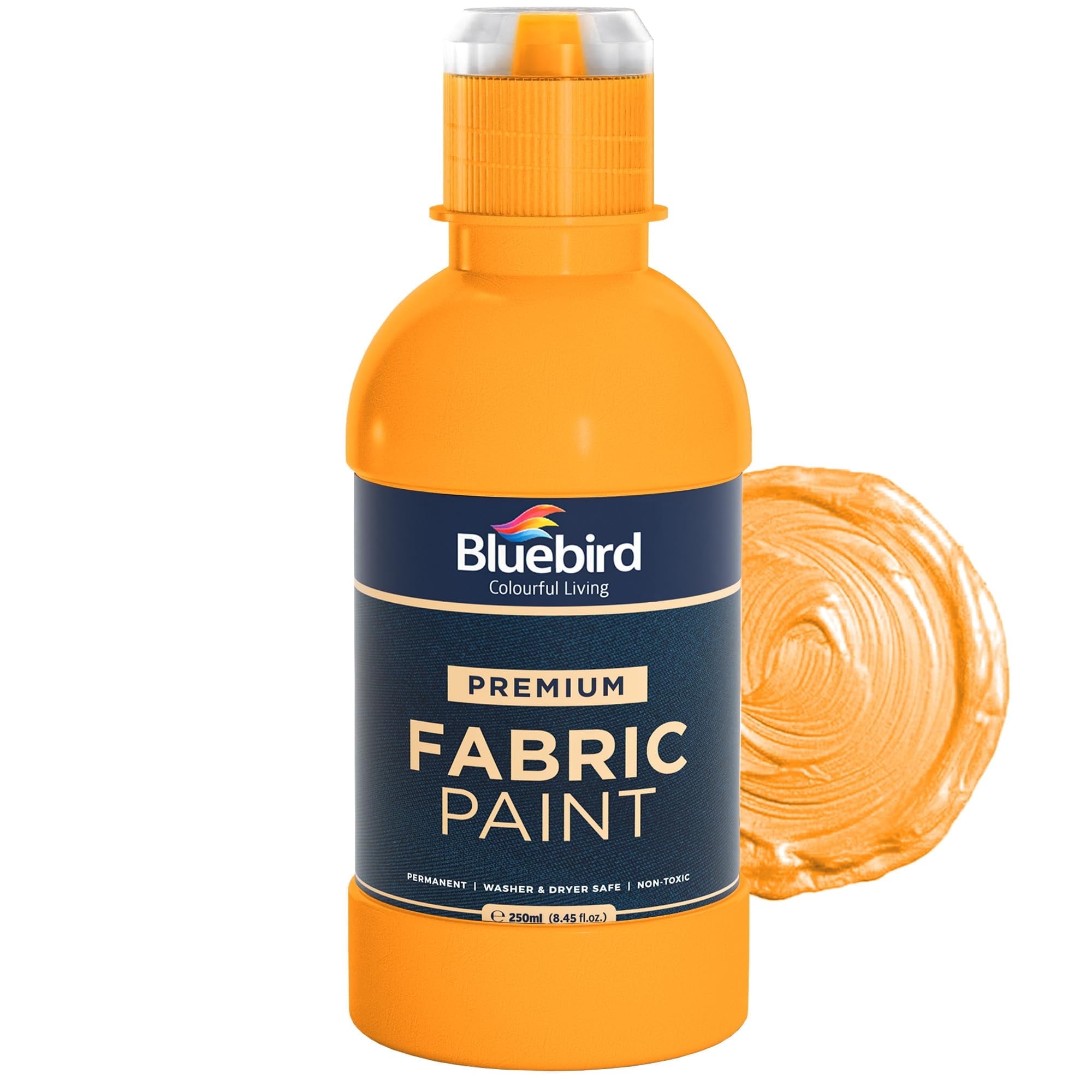 BLUEBIRD Fabric Paint, Sunflower, 8.5 Fl Oz, Permanent Fabric Paints ...