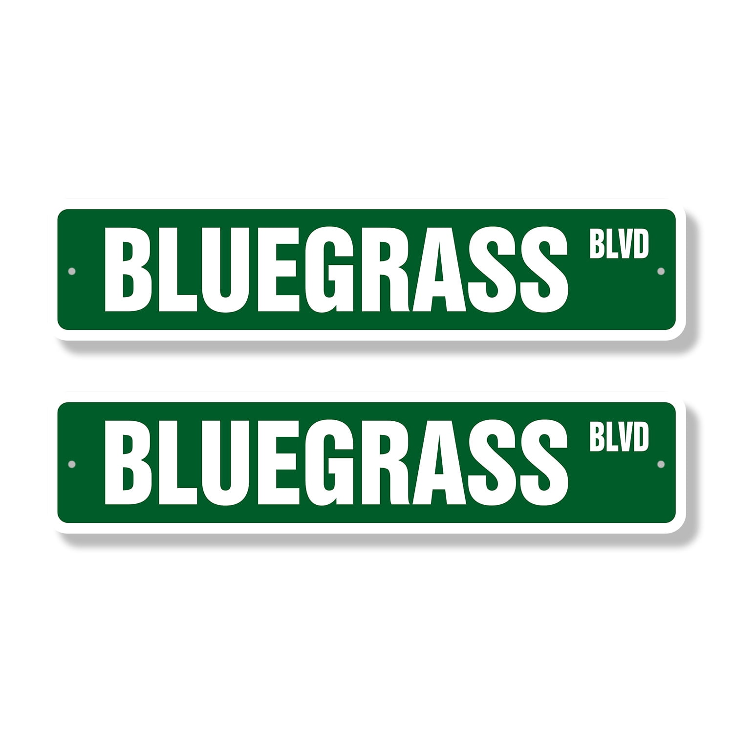 BLUEGRASS Classic Street Sign (2 Pack) music lover musician band banjo ...