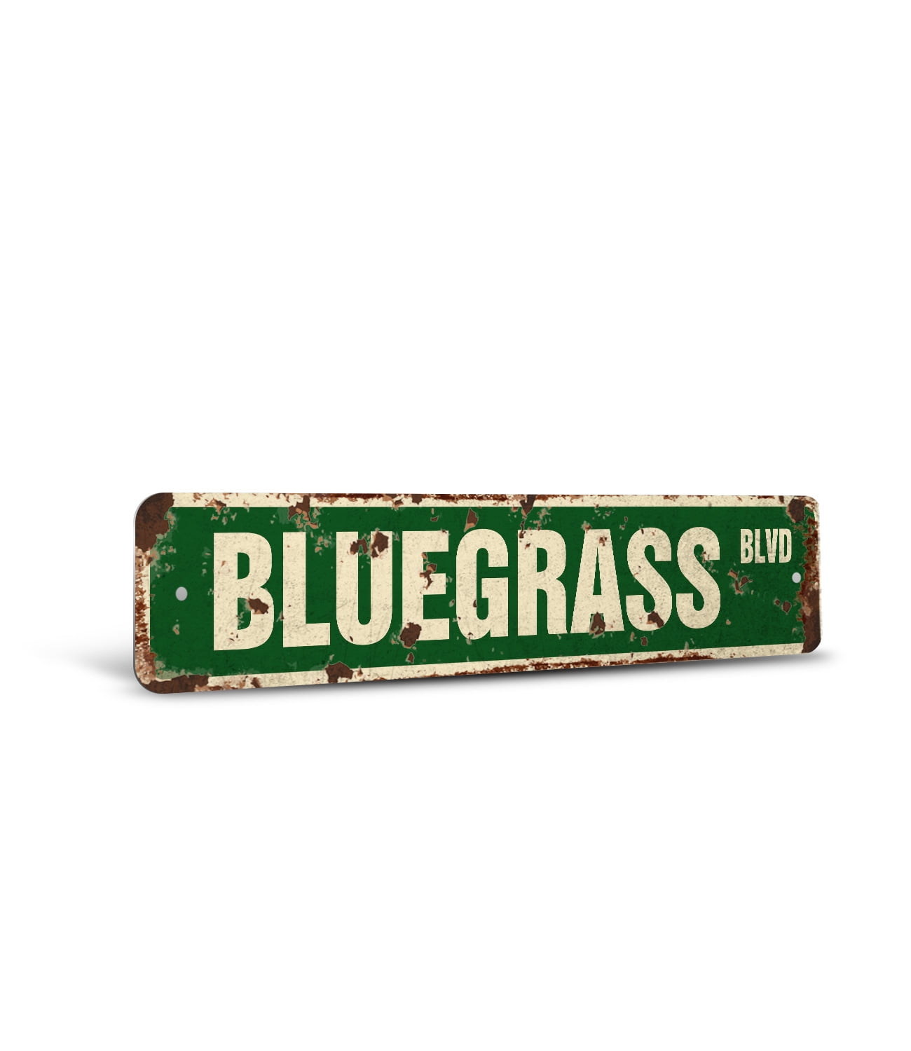 BLUEGRASS Vintage Style Rustic Street Sign – Music Lover Musician Band ...