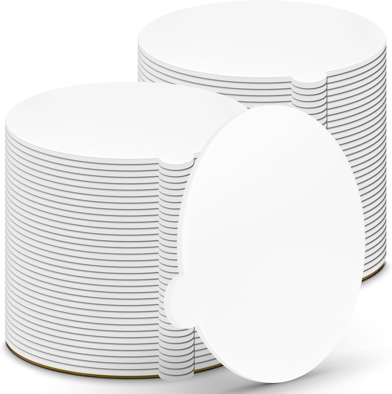 BLUEHOME-US White Round Mini Cake Boards with Tab – 4 Inch Grease-Proof ...