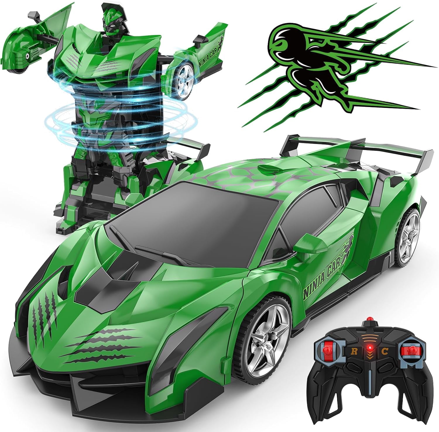 BLUEJAY Transform Rc Cars for Boys 4-7 8-12, 2.4Ghz Remote Control Car ...