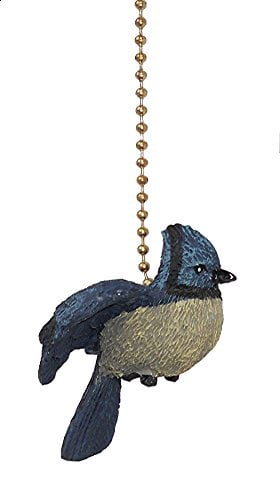 BLUEJAY blue jay song bird CEILING FAN PULL chain decor - Walmart.com