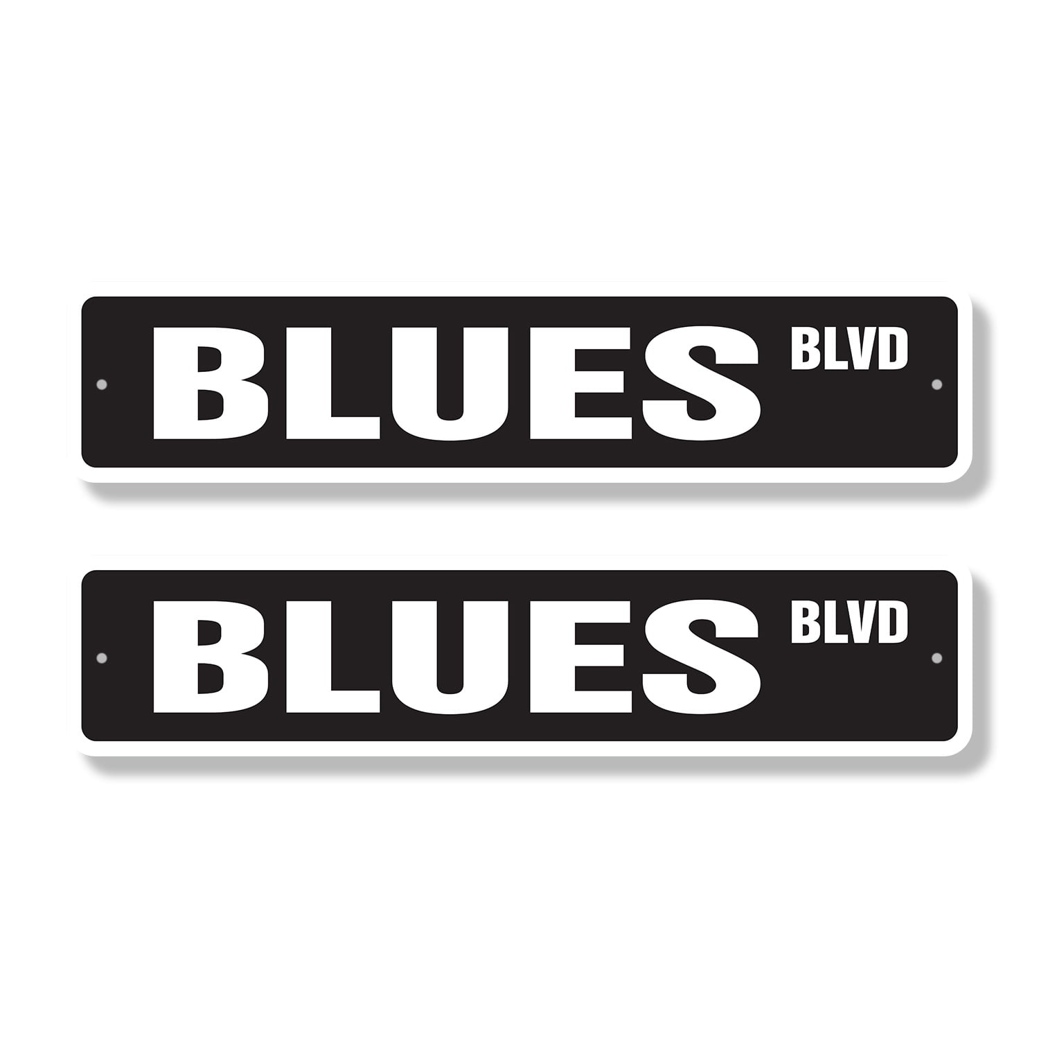 BLUES Classic Street Sign (2 Pack) music musicians artists night club ...