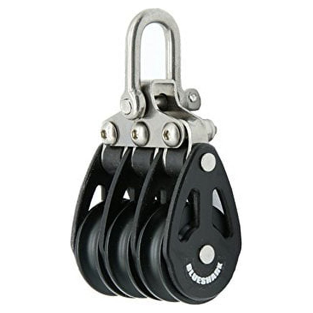 BLUESHARK 28mm Fixed Triple Aluminum Sailing Block Choose Quantity (1 ...
