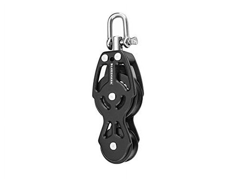 BLUESHARK 38mm Single Fiddle Swivel Aluminum Sailing Block Choose ...