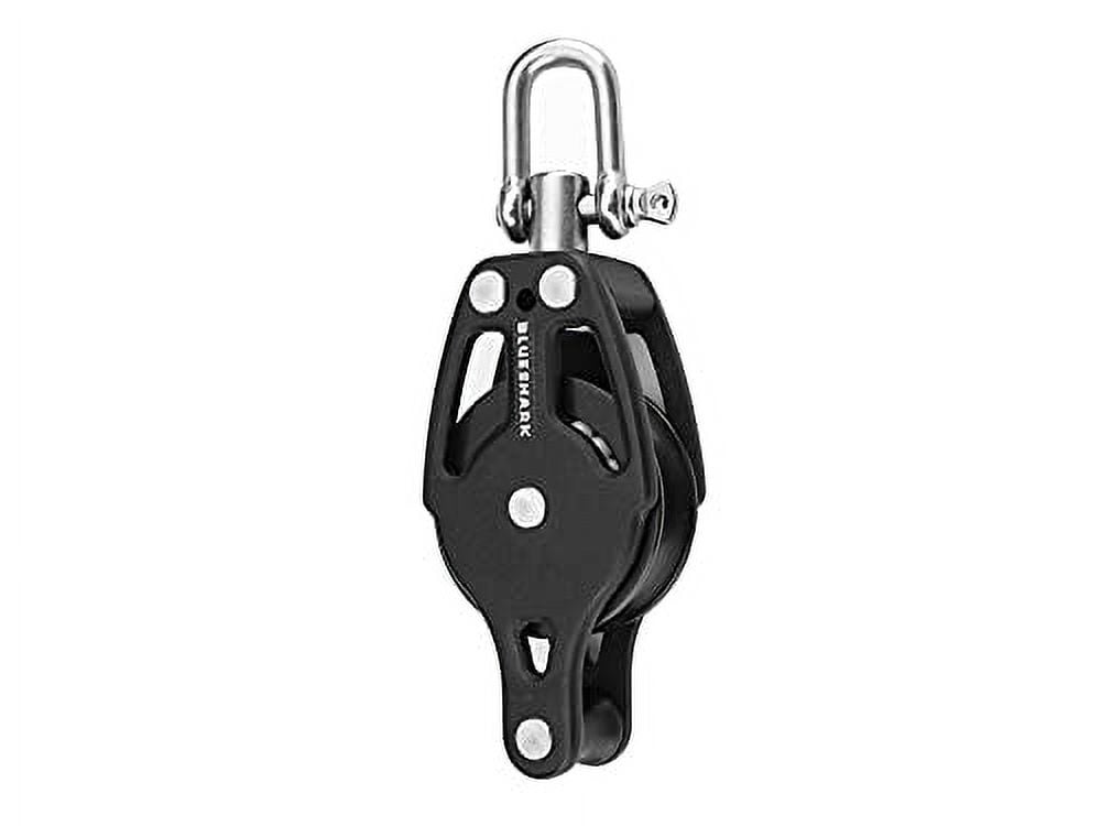 BLUESHARK 38mm Single Swivel Becket Aluminum Sailing Block Choose ...