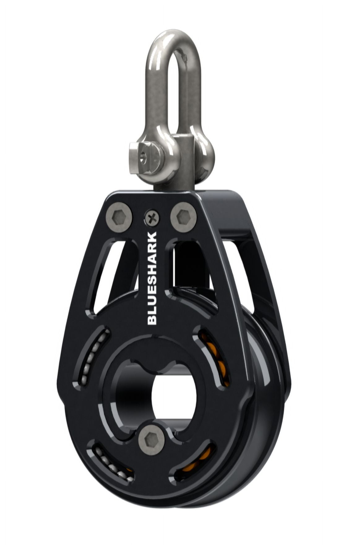 BLUESHARK 57mm Single Aluminum Swivel Torlon Roller Bearing High Load ...