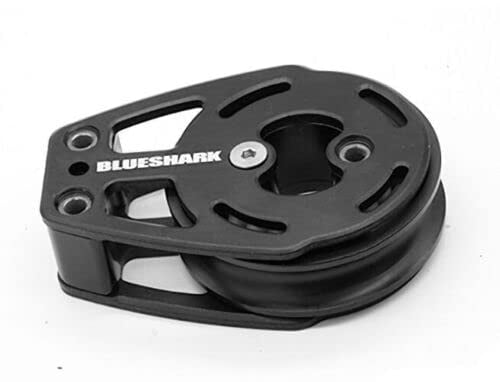 BLUESHARK 57mm Single Cheek/Foot Aluminum Sailing Block Choose Quantity ...