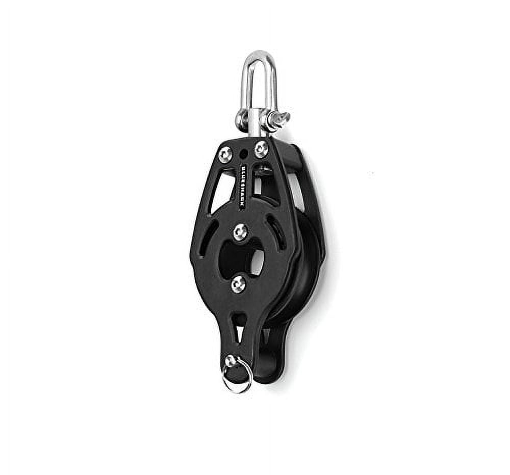 BLUESHARK 57mm Single Swivel Becket Aluminum Sailing Block Choose ...