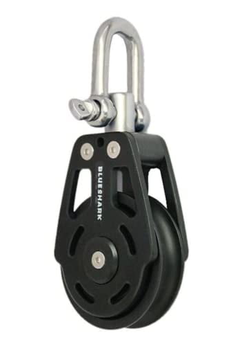 BLUESHARK 60mm Single Swivel High Performance Aluminum Sailing Block ...