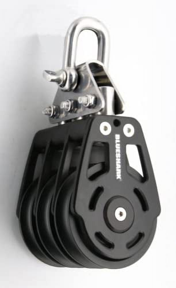 BLUESHARK 60mm Triple Fixed High Performance Aluminum Sailing Block ...