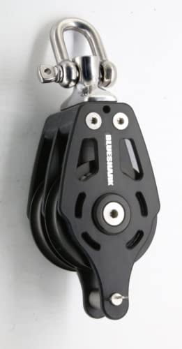 BLUESHARK 75mm Double Fixed Becket High Performance Aluminum Sailing ...