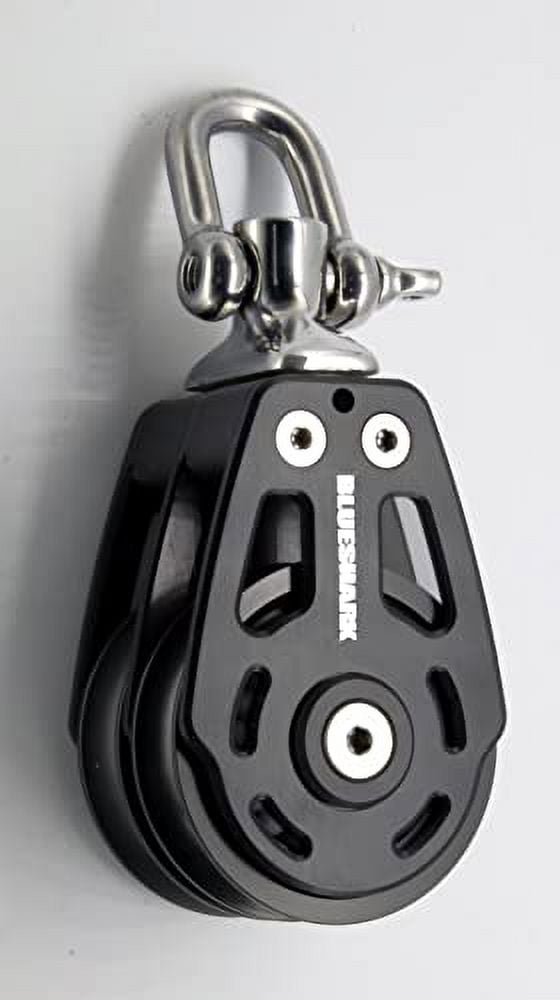 BLUESHARK 75mm Double Fixed High Performance Aluminum Sailing Block ...