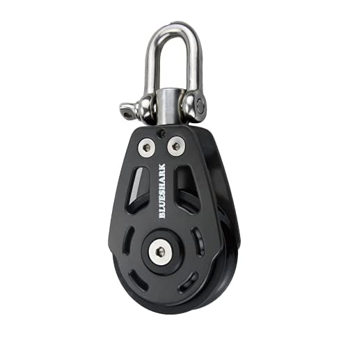 BLUESHARK 75mm Single Swivel High Performance Aluminum Sailing Block ...
