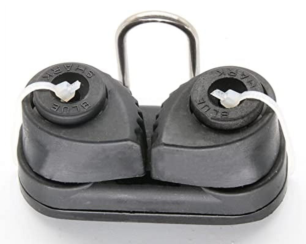 BLUESHARK Sailing Cam Cleat Medium Nylon with Wire Fairlead (5-Pack ...