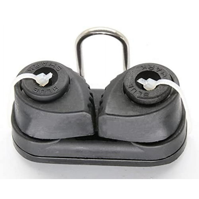 BLUESHARK Sailing Cam Cleat Small Nylon with Wire Fairlead (1-Pack) 126 ...