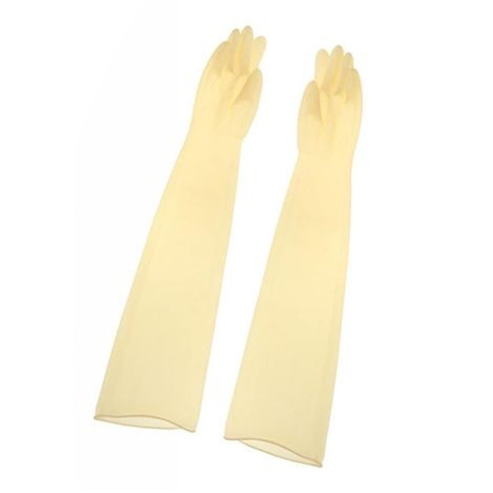 BLUESON 1 Pair Latex Industrial Gloves Acid Resistant Chemical ...