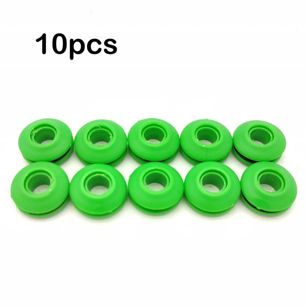 BLUESON 10/50 Pcs Plastic Eyelets Set Round Eyelets Tarpaulin Eyelets ...